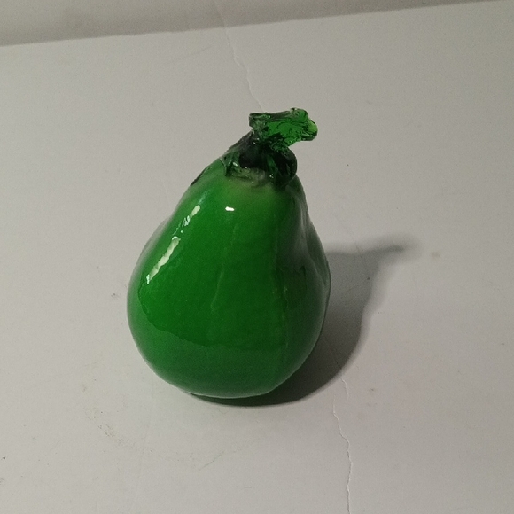 Murano | Accents | Murano Emerald Green Glass Pear Decor | Poshmark